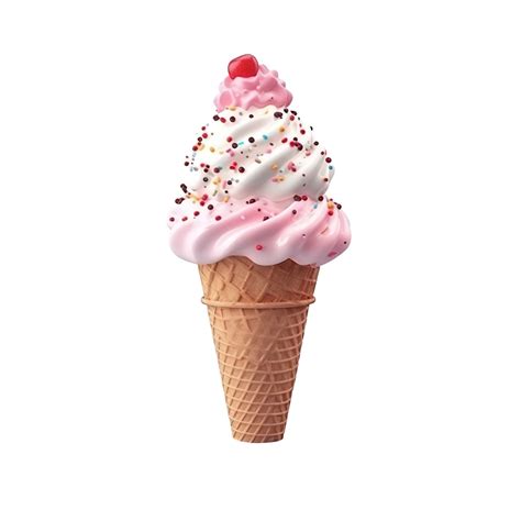 아이스크림 3d 그림 렌더링 달콤한 디저트 음식 Png 일러스트 및 이미지 에 대한 무료 다운로드 Pngtree