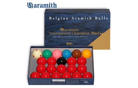 Шары для снукера Aramith Tournament Champion Pro Cup ø52,4 мм.