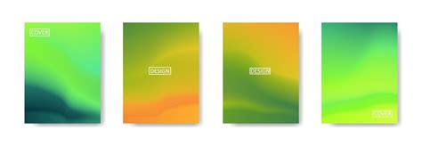 Set Of Abstract Background With Beautiful Gradation Color Colorful Background For Poster Flyer