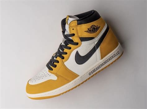 Air Jordan 1 Yellow Ochre Dz5485 701 Sbd