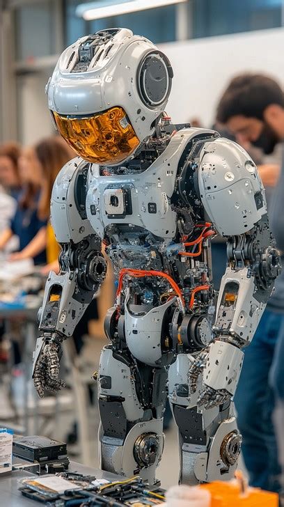 Free Advanced Humanoid Robot Image Download At Stockcake