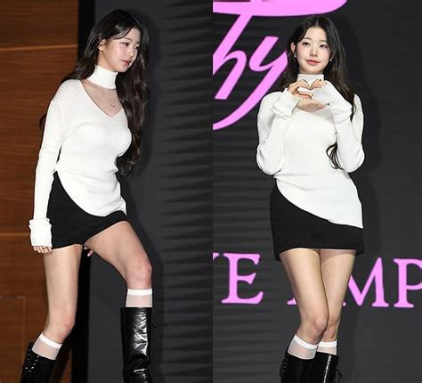 장원영 걸그룹 미모 1위 여신 비주얼 레전드 각 폭발한 니하이 삭스룩