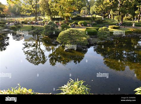 A Picture Taken On Nov 14 2020 Shows Shinji Ike Pond At Hibiya Koen