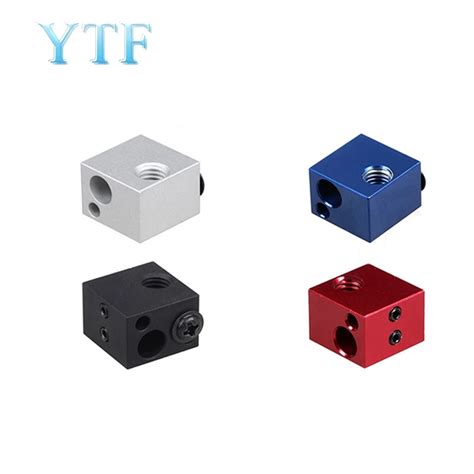3D Printer Makerbot Heated Block Aluminum Heater Block MK7 MK8 Extruder V6 J Head Hot End