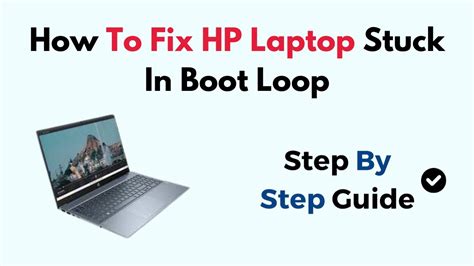 How To Fix Hp Laptop Stuck In Boot Loop Youtube