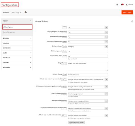 User Guide For Magento 2 Affiliate System
