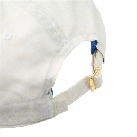 Adidas Adicolor Mongram Baseball Cap In Cream White Adidas