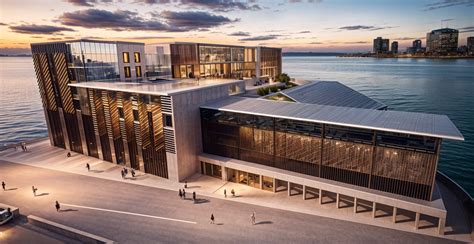 Metal Cladding Modern Add Human Figures Architecture