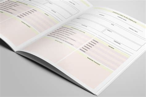 Startup Idea Plan Template Graphic By Graphic Hero Creative Fabrica