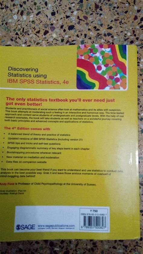 Buy Discovering Statistics Using Ibm Spss Statistics Book Online At Low