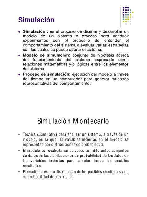Método De Simulación Montecarlo Algoritmo Genético Matemáticas Aplicadas