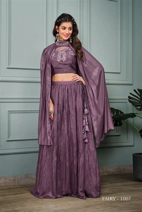 Georgette Wedding Designer Crop Top Lehenga Choli At Rs 7192 In Surat
