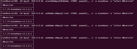 Obproxy Ob Oceanbase