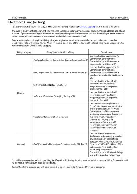 Ferc Form 556 Fill Out Sign Online And Download Fillable Pdf