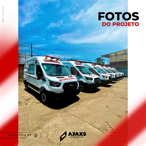 Projeto entregue Ambulância FORD AJAXS Adaptação e Transformação