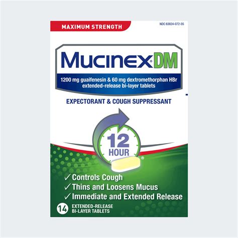 Maximum Strength Mucinex Dm 12 Hour Extended Release Bi Layer Tablets