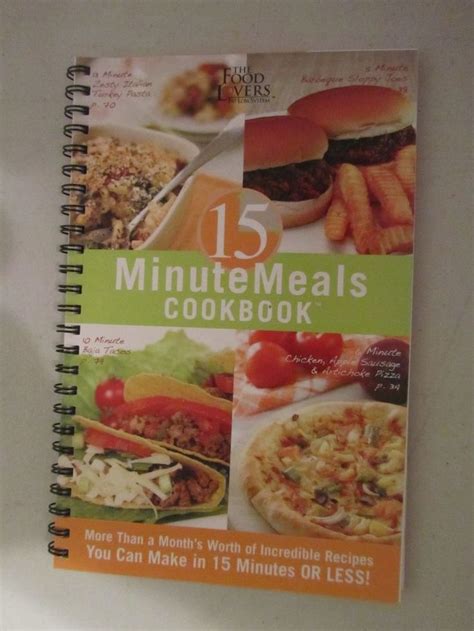 The Food Lovers Fat Loss System 15 Minute Meals Cookbook Spiral Bound