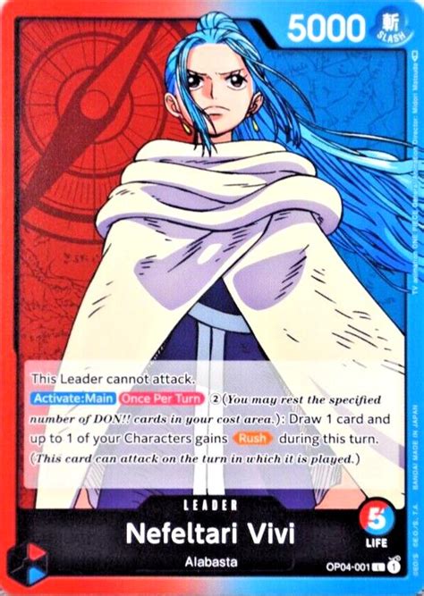 Nefeltari Vivi OP Prices One Piece Kingdoms Of Intrigue One Piece Cards