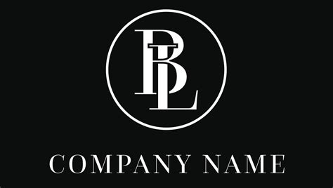 Letters Bl Name Initials Modern Minimal Logo Design Template 13076197 Vector Art At Vecteezy