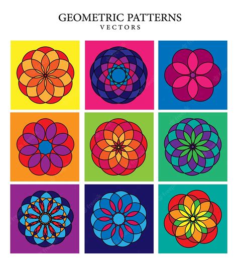 Premium Vector Colorful Geometric Seamless Pattern Design Vector