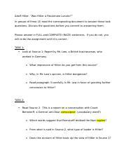 Analyzing Adolf Hitler Impression Danger And Reliability Course Hero
