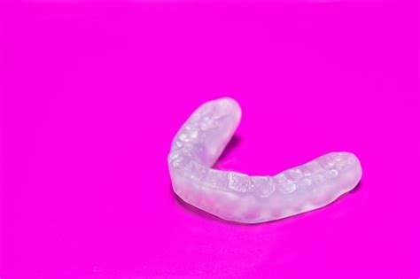 Premium Photo Dental Mouthguard Splint For The Treatment Of