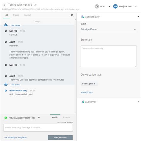 Assign A Customer Inquiry From A Chatbot To A Live Agent