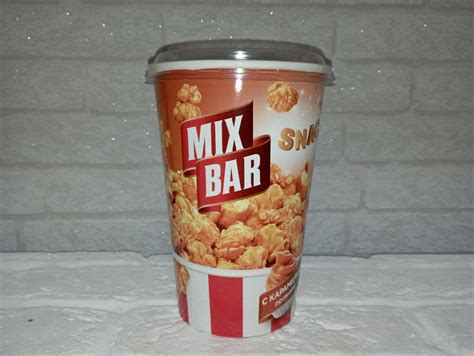 Попкорн Mix Bar Snack c карамелью | отзывы