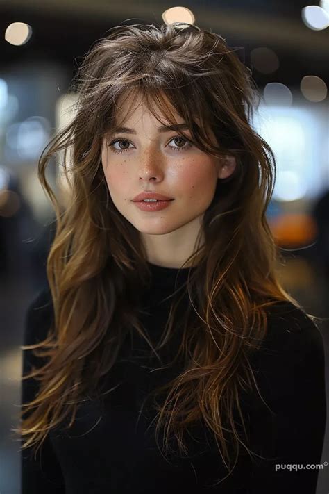 Wispy Bangs For Long Hair Styling Tips For Gorgeous Tresses Puqqu In