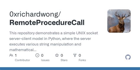 Github 0xrichardwongremoteprocedurecall This Repository Demonstrates A Simple Unix Socket