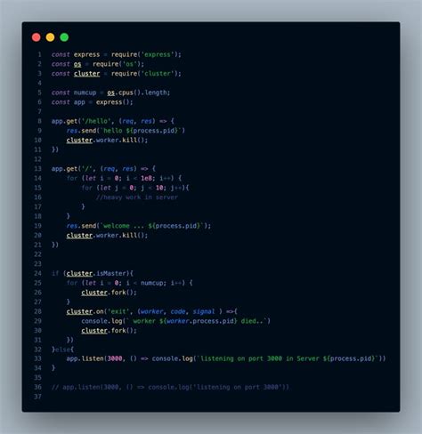 boost node js app performance with clustering abhijit gayen posted on