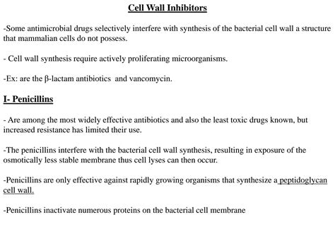 Solution Beta Lactam Antibiotics Studypool