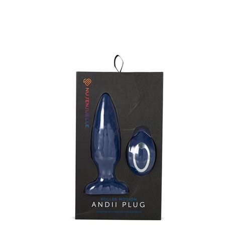 Nu Sensuelle Andii Plug Navy Blue Sex Toy Store For Adults