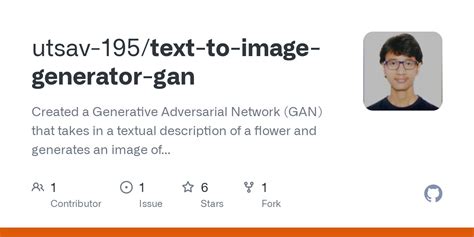 github utsav 195 text to image generator gan created a generative