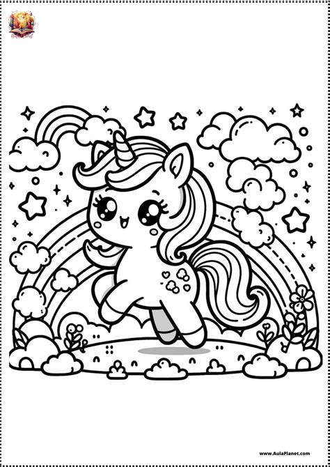 Dibujos De Unicornios Kawaii Para Colorear Descargas Gratis