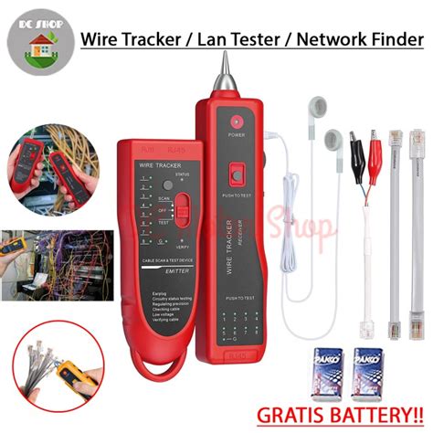 Lan Tester Wire Tracker Kabel Jaringan Network Finder Rj45 Rj11 Ar868