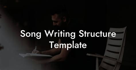Song Writing Structure Template Lyric Assistant