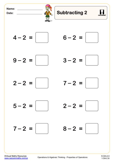 Simple Subtraction Worksheet Worksheets Worksheets Worksheets Library