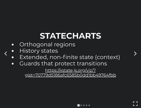 managing application state with statecharts ppt