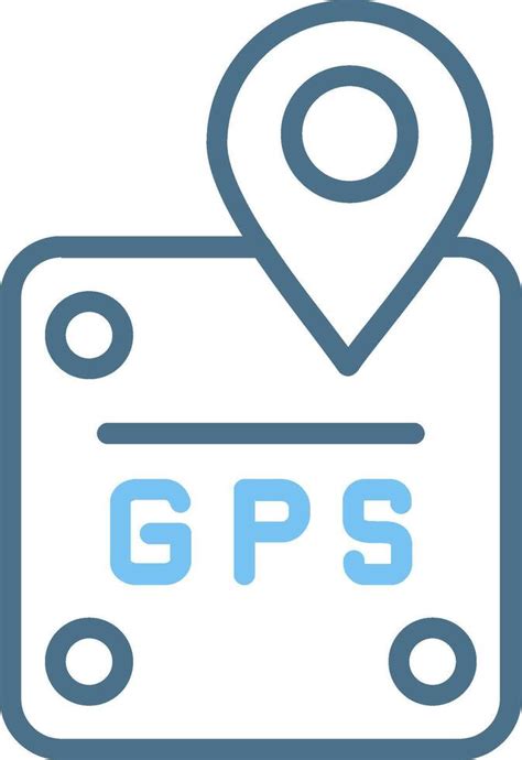 Gps Line Two Colour Icon Design 52411441 Vector Art At Vecteezy