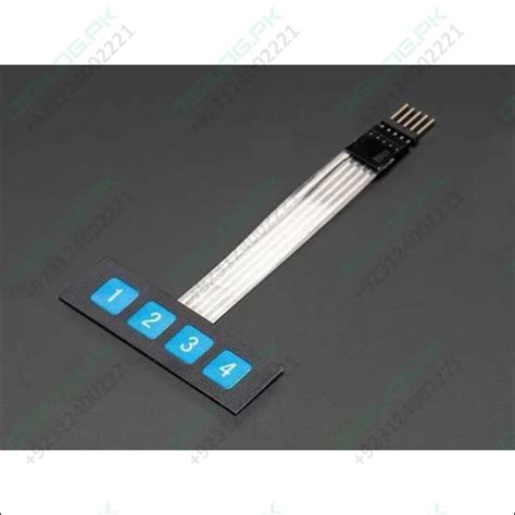 1x4 keymatrix key matrix membrane switch control panel keypad keyboard