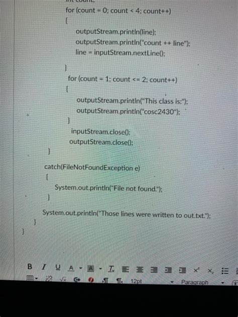 solved for count 0 count