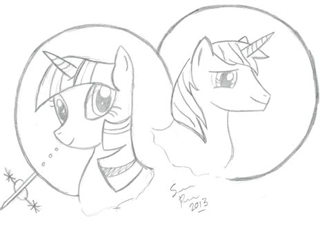 Twilight Sparkle And Shining Armor ~ Mlp Fim By Vinnydash On Deviantart