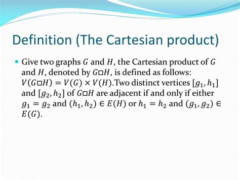 Ppt R Ainbow Connection Numbers Of Cartesian Product Of Graphs