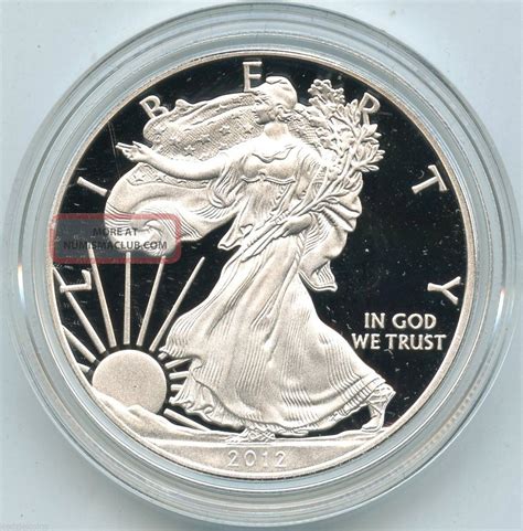 2012 American Eagle One Ounce Proof Silver Bullion Coin U S S1s Kq619
