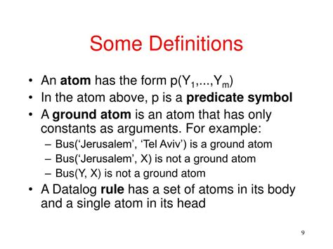 ppt query optimization in datalog formulating and computing