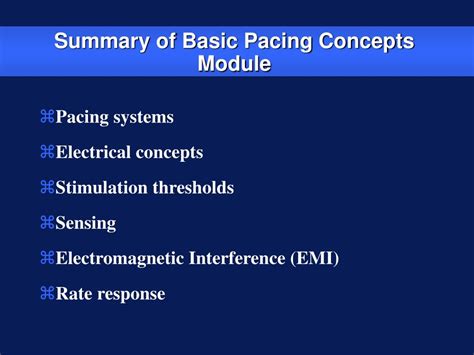 PPT Basic Pacing Concepts Part III PowerPoint Presentation Free Download ID