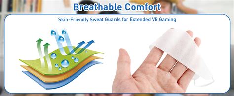 Tambee Disposable Sweat Guard Vr Sweat Mask For Workouts Breathable