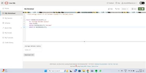 Learned Oracle Sql With Real Life Data Amaan Khan Posted On The Topic