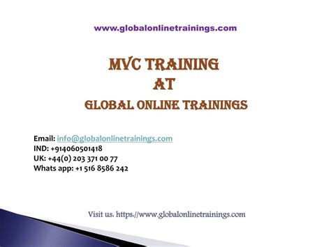PPT Best Online MVC Ppt PowerPoint Presentation Free Download ID 7846103
